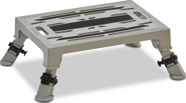 Adjustable Die Cast Aluminum Platform Step - Mobilife RV Centre