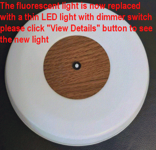 Round Fluorescent Light replaced with LED 10520 - Mobilife RV Centre