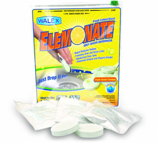 Walex Elemonate Grey Water Deodorizer- 10 Pack - Mobilife RV Centre