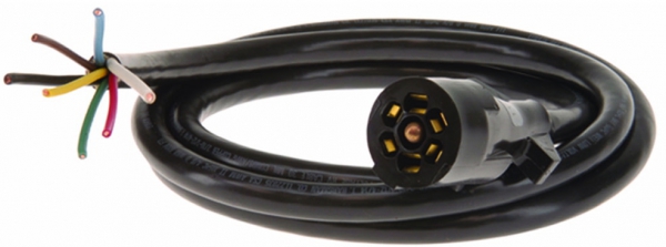 8' 7 Wire Cable w/Trailer End - Mobilife RV Centre