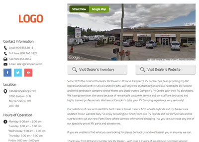 Prairie Sky RV Ltd, Coaldale AB